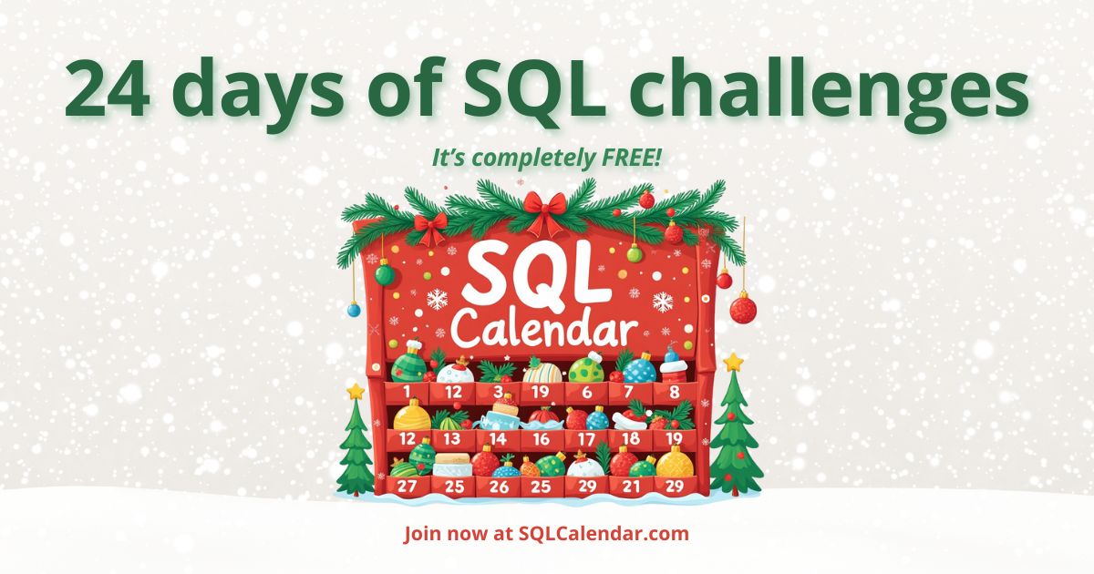 SQL Advent Calendar Challenge
